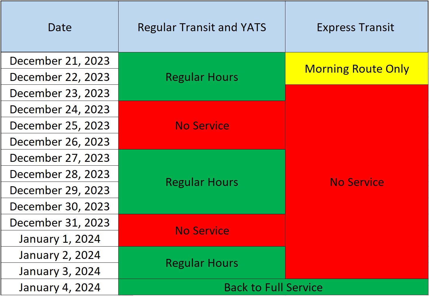Transit - City of Yellowknife